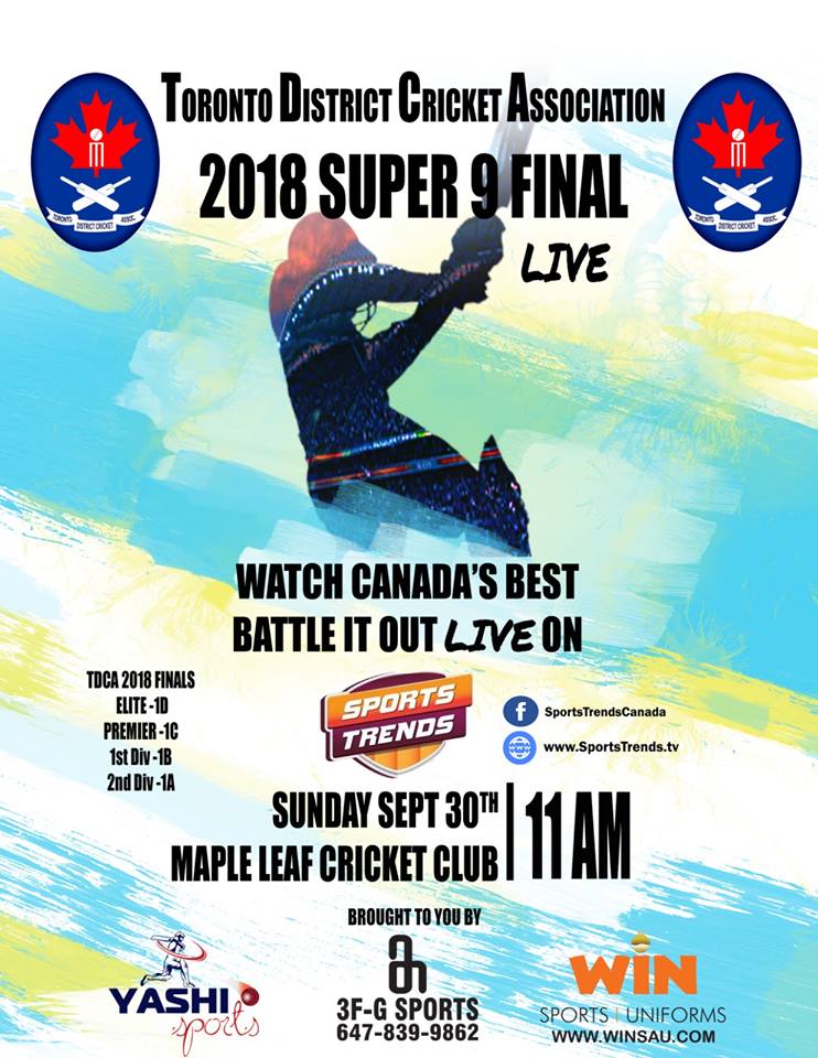 TDCA finals | Canada Cricket